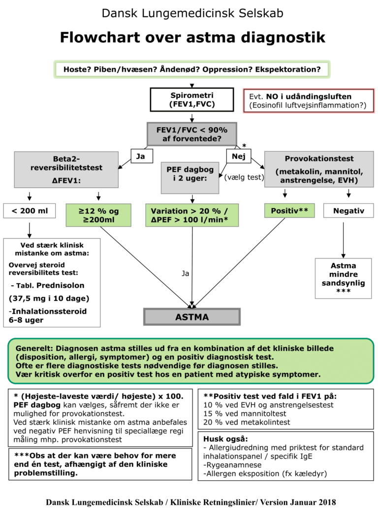 Astma – Diagnostik (Flowchart) – DLS | Dansk Lungemedicinsk Selskab Astma – Diagnostik (Flowchart) – DLS | Dansk Lungemedicinsk Selskab